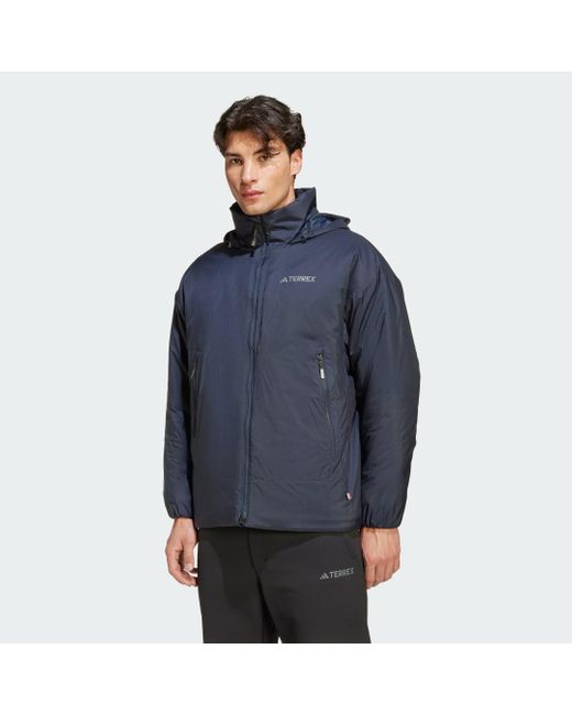 adidas Xploric Primaloft Padding Jacket in Blue for Men | Lyst UK