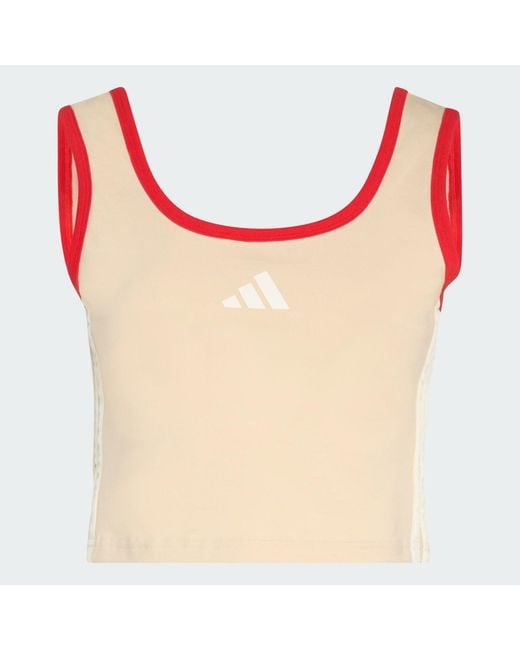 adidas Stadium Tank Top in Red | Lyst UK
