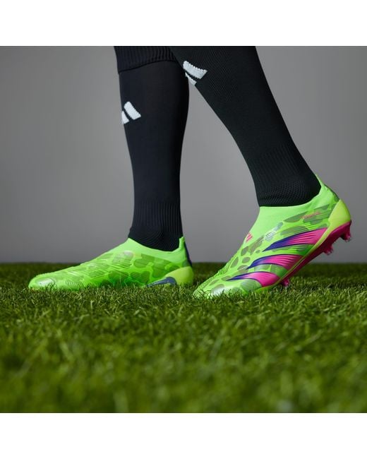 adidas Predator Elite Generation Pred Firm Ground Boots in Green for ...