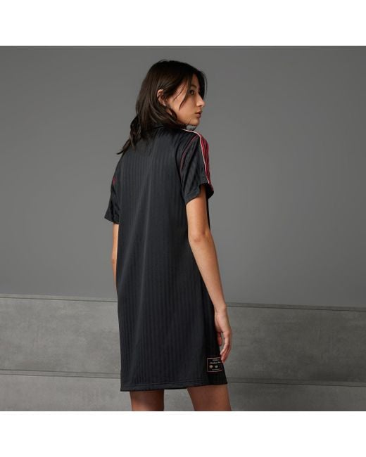 adidas Manchester United Terrace Icons Dress in Black | Lyst UK