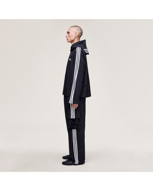 adidas Y-3 Nylon Wired 3 Stripes Cargo Tracksuit Bottoms in Blue | Lyst UK