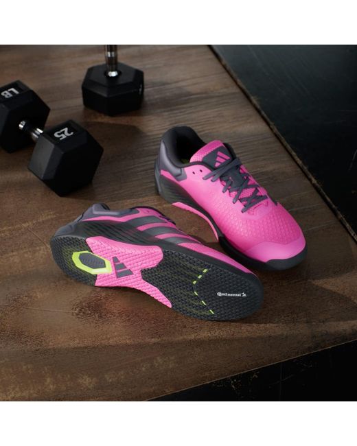 adidas Dropset 4 Training Shoes in Pink | Lyst UK