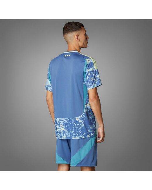 adidas Ajax Amsterdam 24/25 Away Jersey in Blue for Men | Lyst UK