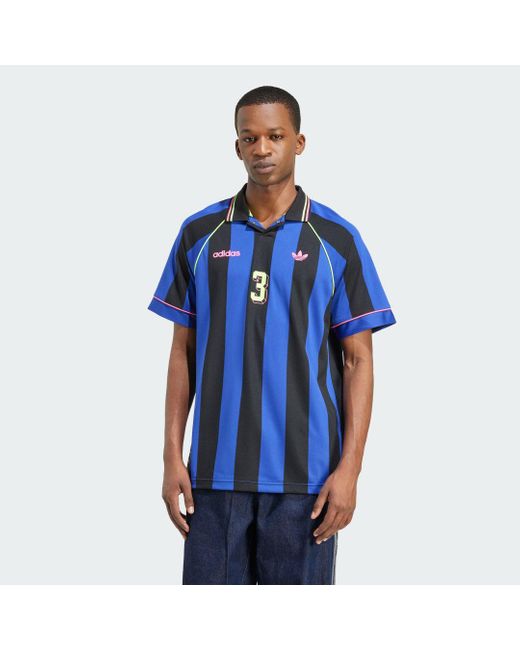 Maglia A Righe Jacquard da Uomo di adidas in Blu | Lyst