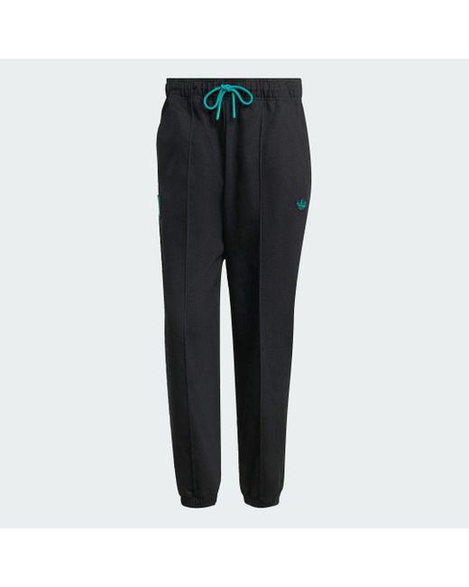 adidas Liverpool Fc Terrace Icons Drill Tracksuit Bottoms in Black for ...