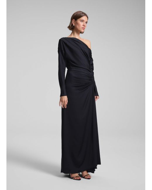 A.L.C. Piper Satin Gown in Black | Lyst
