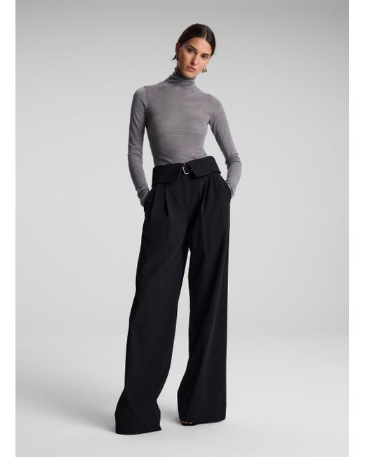A.L.C. Emma Wide Leg Pant in Black | Lyst