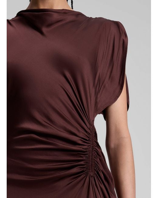 A.L.C. Nadia Satin Gown in Purple | Lyst