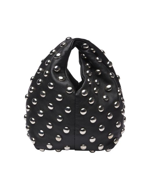 A.L.C. Simone Studded Leather Bag in Black | Lyst