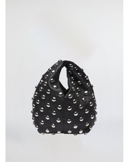 A.L.C. Simone Studded Leather Bag in Black | Lyst