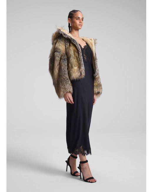 A.L.C. Lex Faux Fur Jacket | Lyst