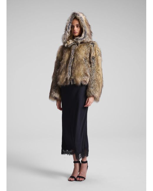 A.L.C. Lex Faux Fur Jacket | Lyst
