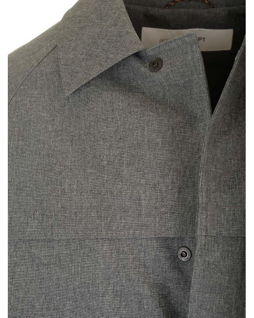 ADHOCONCEPT Work Trench in Gray for Men | Lyst