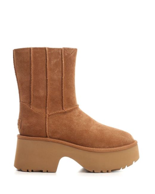 UGG High Ankle Boot With Platform in Brown | Lyst