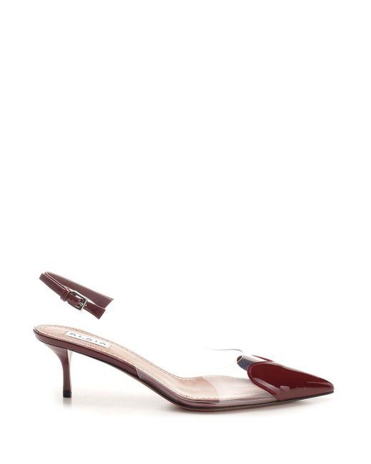 Alaïa Sling Back in Pink | Lyst