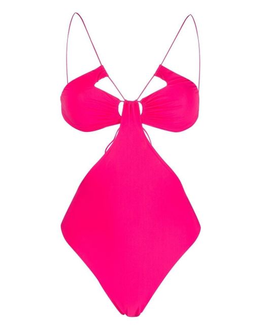 Amazuìn Fuchsia Sadie One Piece Swimsuit In Pink Lyst