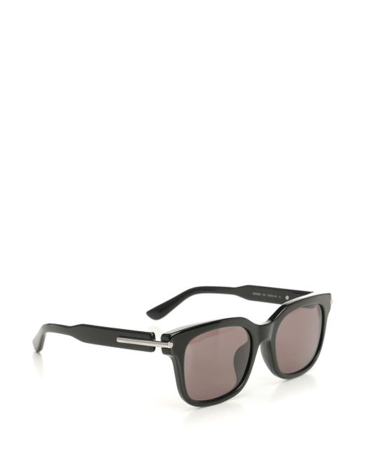 McQueen "city" Rectangular Frame Sunglasses in Gray | Lyst