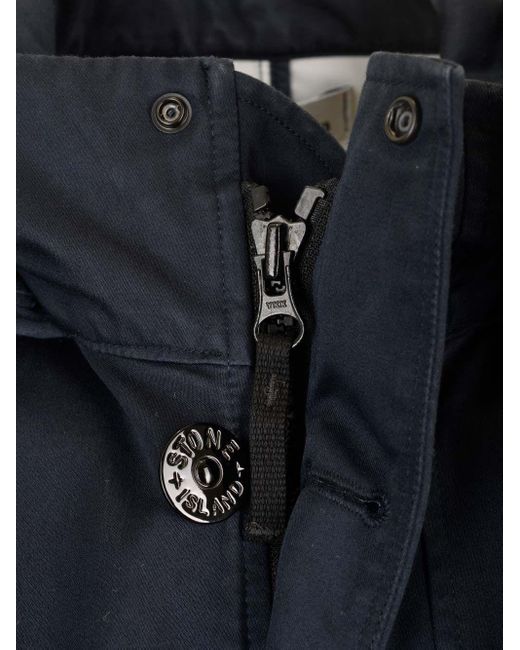 Stone Island Field Jacket Jackets in Blue for Men | Lyst