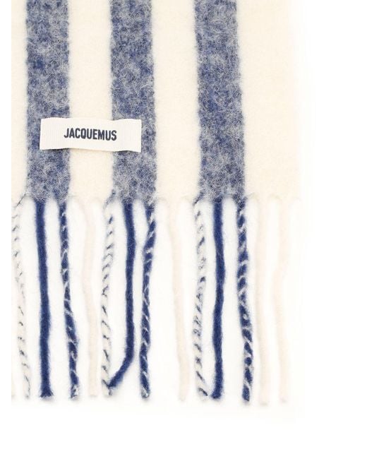 Jacquemus Long Scarf in Blue | Lyst