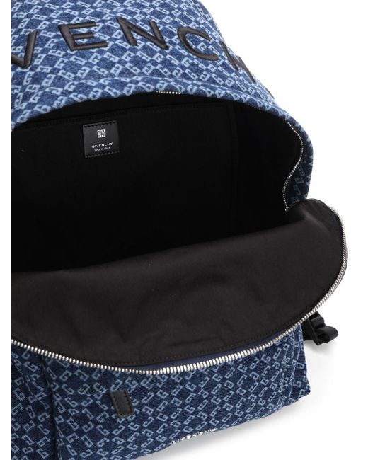Givenchy Monogram 72 Denim Backpack Essential U in Blue for Men | Lyst