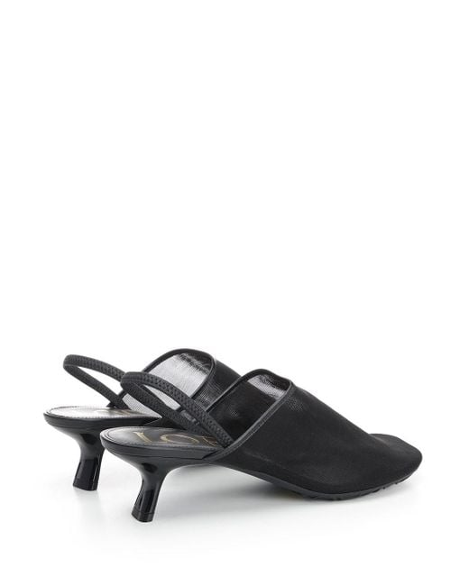 Loewe Black "petal" Mule | Lyst