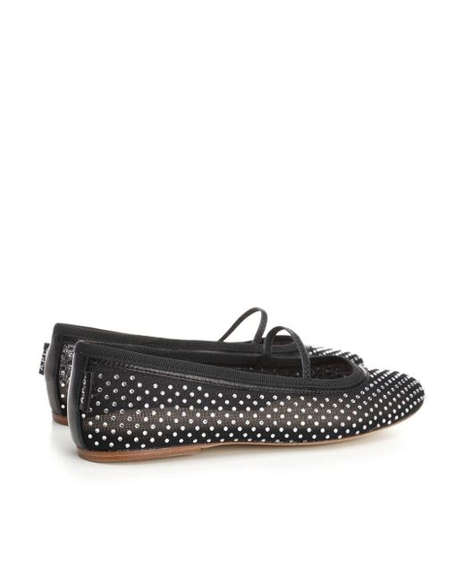 A.P.C. Transparent Swan Ballet Flats in Gray | Lyst