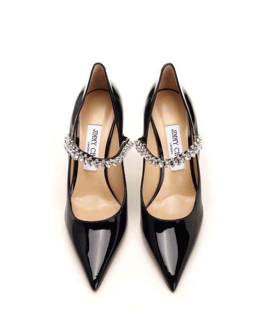 Jimmy Choo "bing" Patent Leather Pumps in Black | Lyst