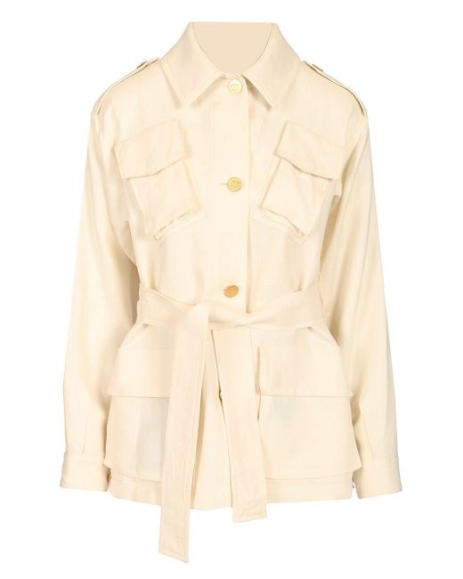 Sealup Sahara Jacket In Parachute Canvas in Natural | Lyst