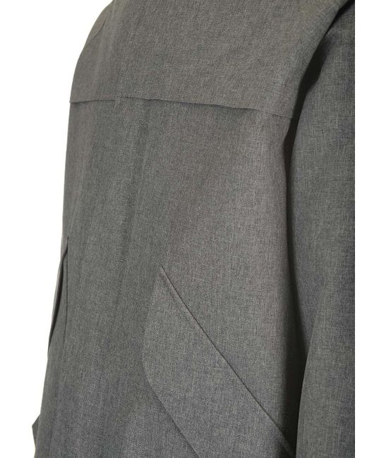 ADHOCONCEPT Work Trench in Gray for Men | Lyst