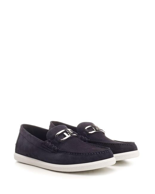 Fendi "o'lock Light" Loafer in Blue | Lyst