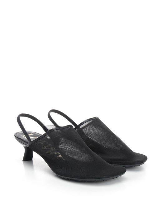 Loewe Black "petal" Mule | Lyst