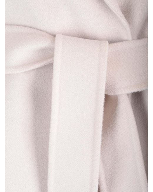 Max Mara "arona" Unlined Wool Coat in Pink | Lyst