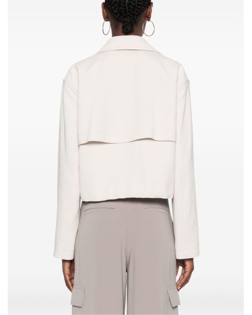 Theory Short Trench in Natural | Lyst