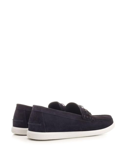 Fendi "o'lock Light" Loafer in Blue | Lyst