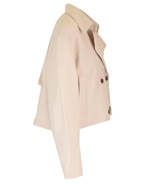 Theory Short Trench in Natural | Lyst