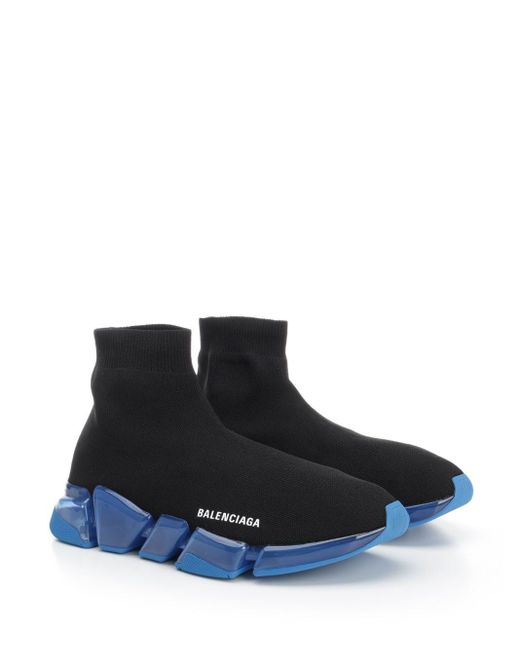 Balenciaga "speed 2" Sneakers in Blue | Lyst