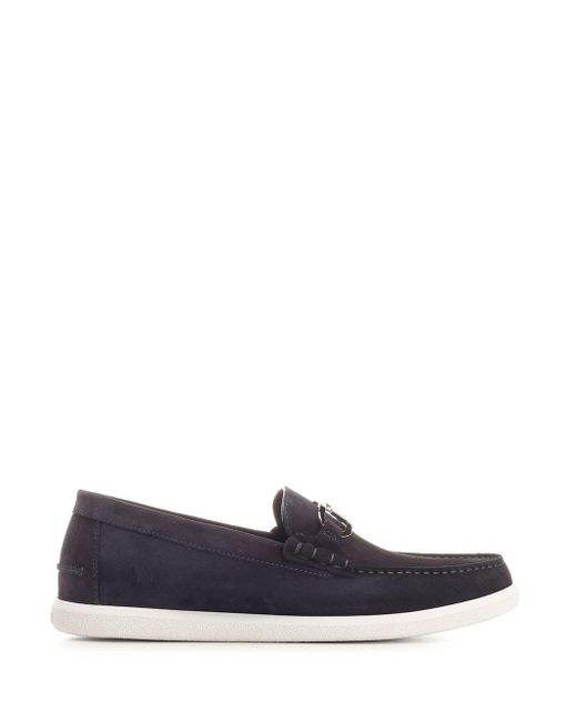 Fendi "o'lock Light" Loafer in Blue | Lyst
