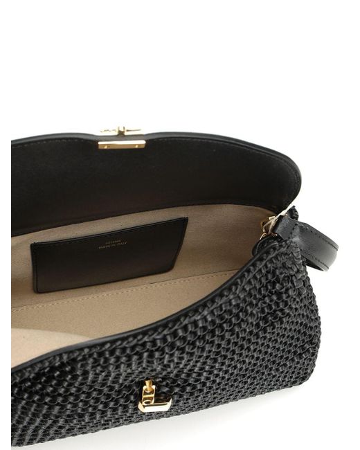 TOTEME "t-lock" Clutch in Black | Lyst
