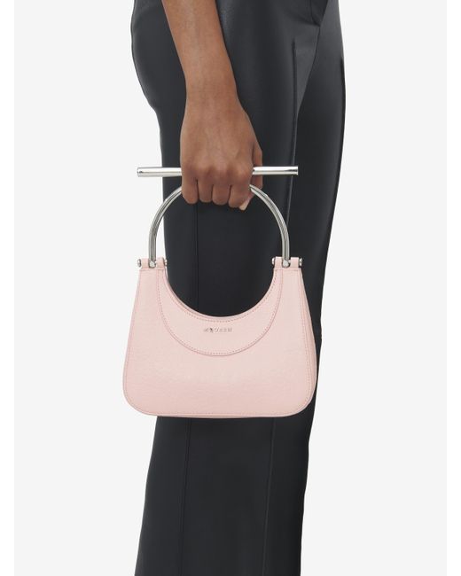 McQueen Mcqueen Mini T-Bar Bag in Pink | Lyst