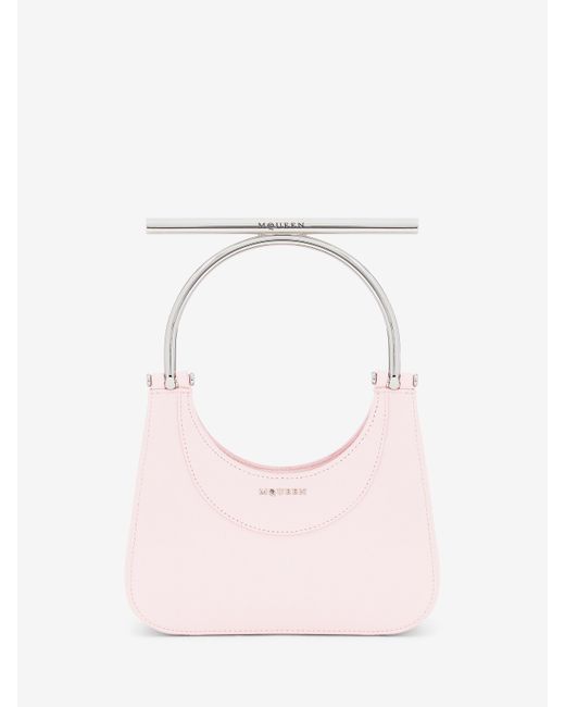 McQueen Mcqueen Mini T-Bar Bag in Pink | Lyst