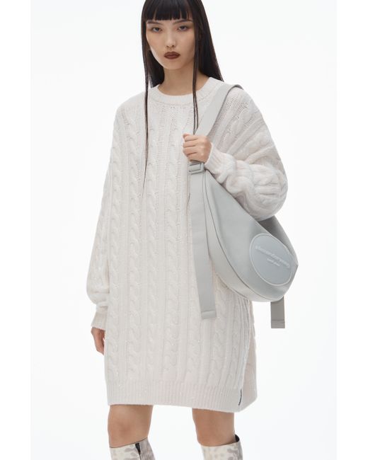 Alexander Wang Bo Large Crossbody Bag in White | Lyst