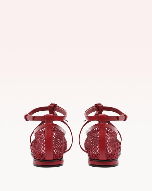 S/25 Slim Clarita Ballet Mesh Red in Pink | Lyst