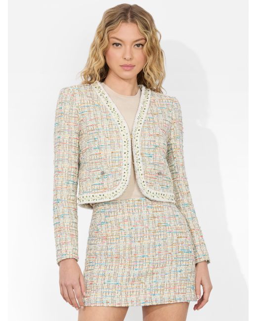 Alice And Olivia Tweed Jacket