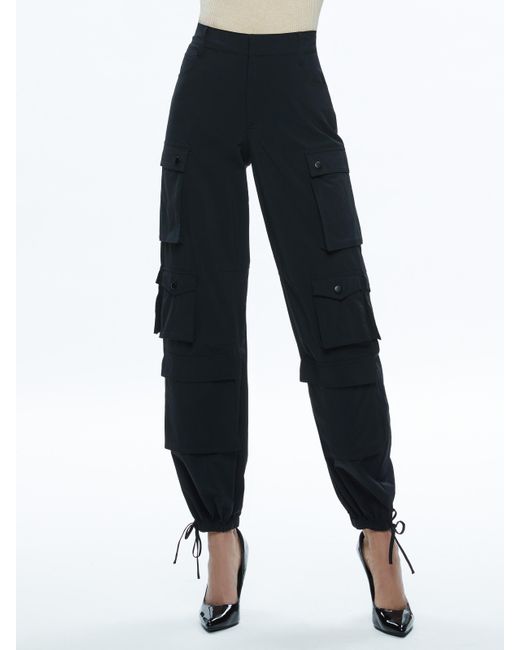 Alice + Olivia Olympia Cargo Pants in Blue | Lyst
