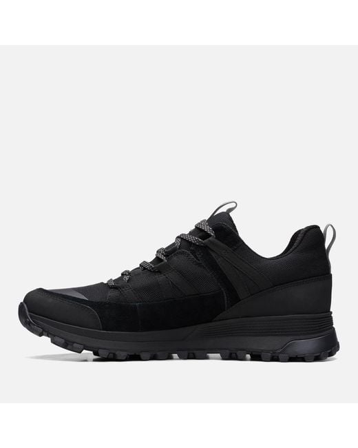 Clarks Atl Trek Run Gore-tex in Black for Men | Lyst