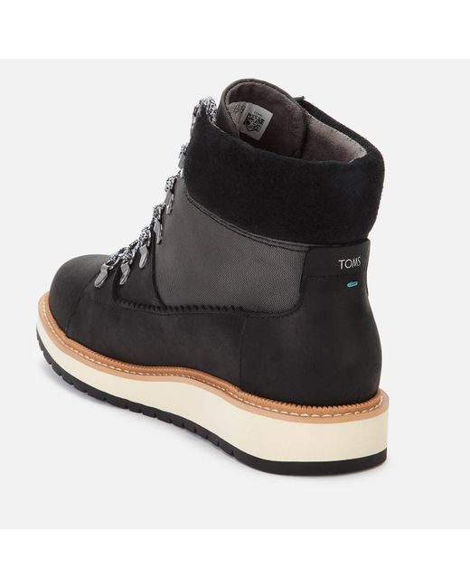 TOMS Women's Waterproof Leather And Nylon Mesa Boots | atelier-yuwa.ciao.jp