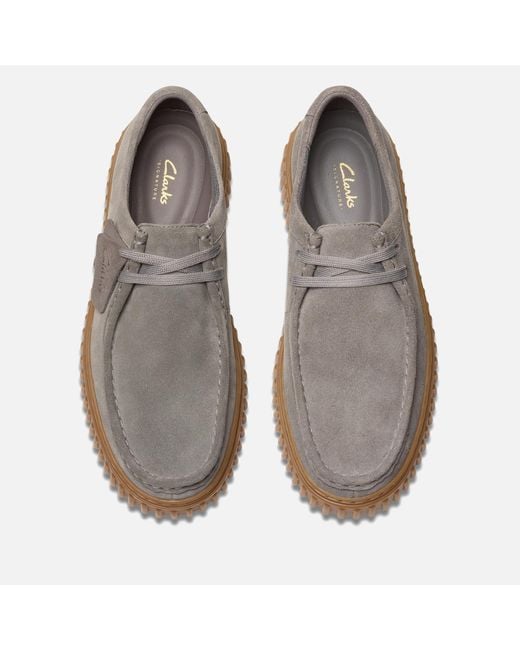Clarks Torhill Lo Suede Shoes in Brown for Men | Lyst