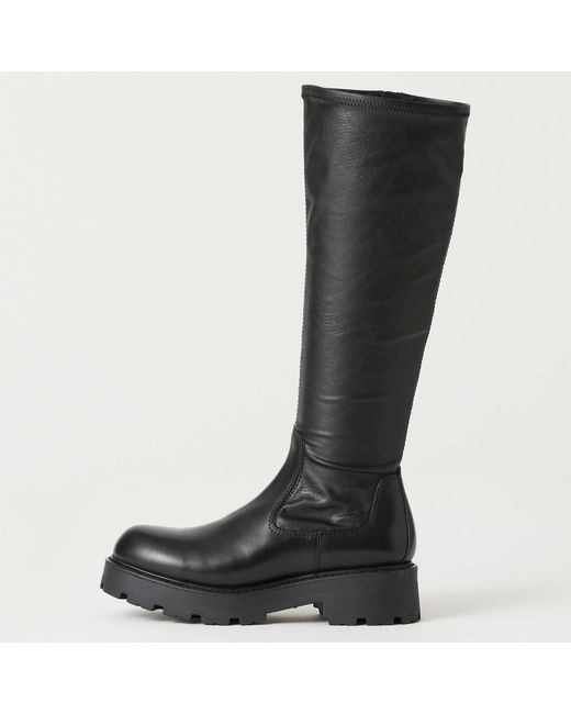 Vagabond Shoemakers Cosmo 2.0 Leather Knee High Boots in Black | Lyst UK