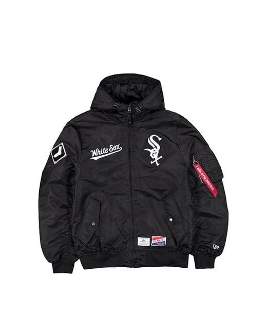 Alpha Industries Chicago White Sox X Alpha X New Era L-2b Bomber Jacket ...