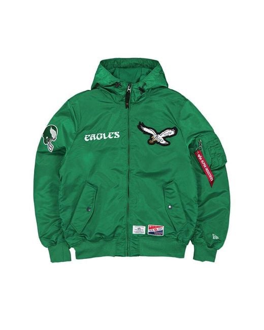 Alpha Industries Philadelphia Eagles X Alpha X New Era L-2b Bomber ...